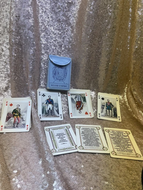 JEU IMPERIAL SECOND Empire Playing Cards~ Full Deck Open France ...