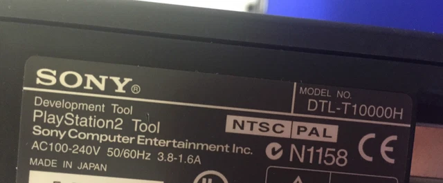 SONY PLAYSTATION 2 TOOL Development Kit DTL-T10000 £250.00 - PicClick UK
