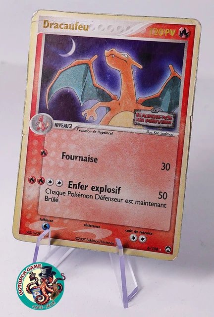 CARTE POKÉMON DRACAUFEU 6/108 Holo STAMP EX GARDIENS DU POUVOIR 2007 EUR 9,90 - PicClick IT