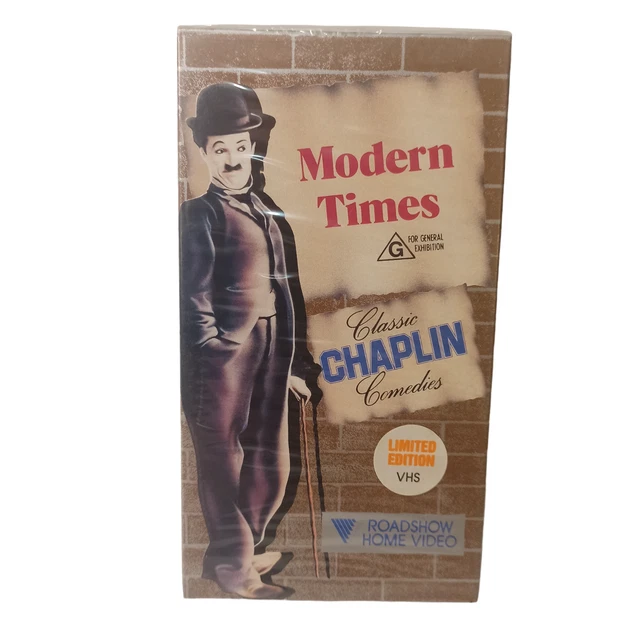 MODERN TIMES CLASSIC Chaplin VHS Video Tape Comedies Untested Vintage ...