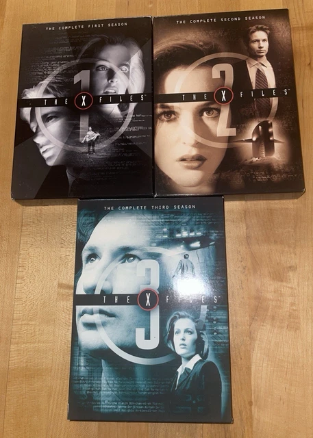 LOT OF 3 box sets: The X-Files Complete First Second and Third Seasons ...