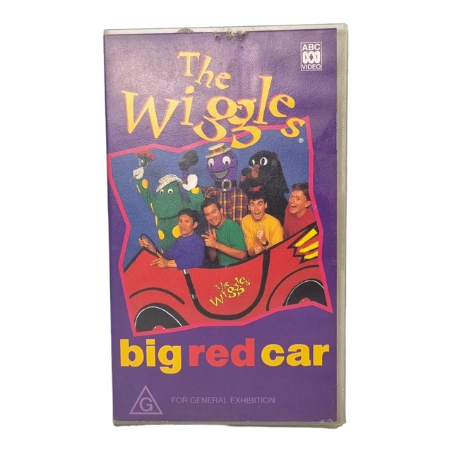 THE WIGGLES: BIG Red Car VHS Tape Original Cast ABC Video, 1995 ...