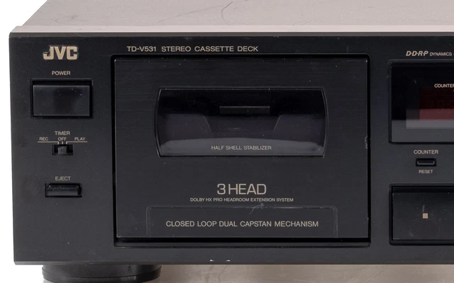 JVC TD-V531 3-KOPF lecteur de cassettes/3 Moteurs/Uniforme 1 An ...