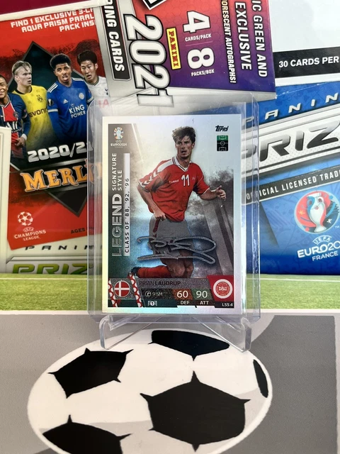CARTA STILE FIRMA leggenda Topps Match Attax UEFA EURO 2024 Laudrup ...