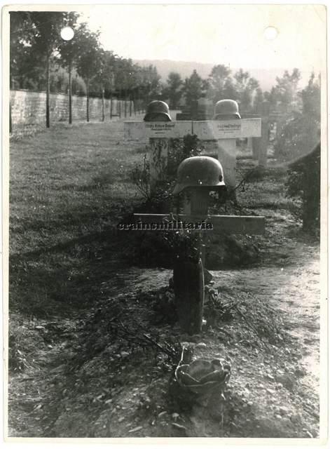 ORIG. RIESEN FOTO Grab ^^ Fotograf Friedhof LES ISLETTES Meuse ...