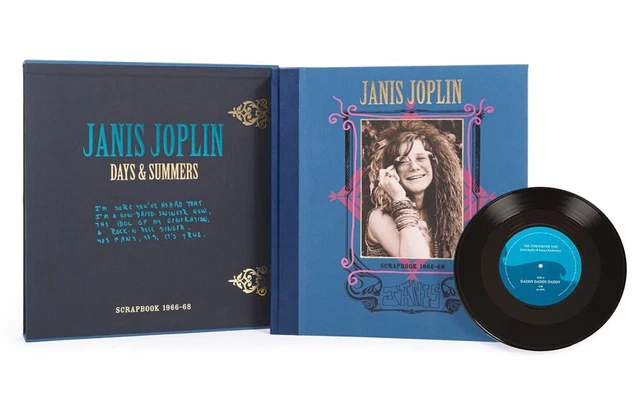 JANIS JOPLIN DAYS & Summers SIGNED BOOK + Vinyl 7" Limited Edition NEW ...