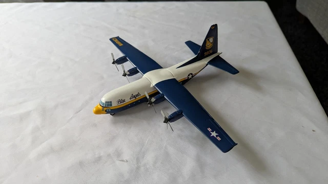 CORGI LOCKHEED HERCULES KC-130F 'Blue Angels' USMC in 1:144 scale w ...