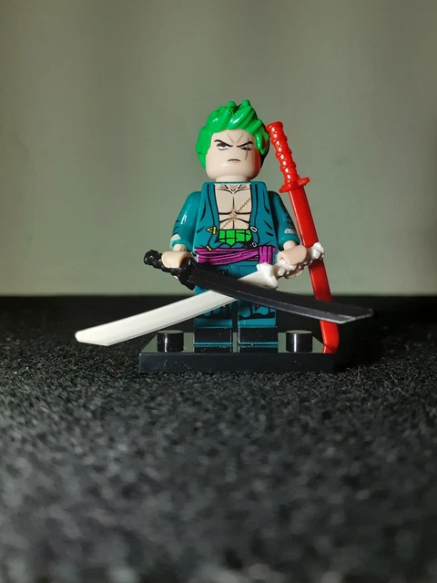 LEGO ANIME MANGA One Piece Roronoa Zoro Brand Compatible Minifigure £6. ...