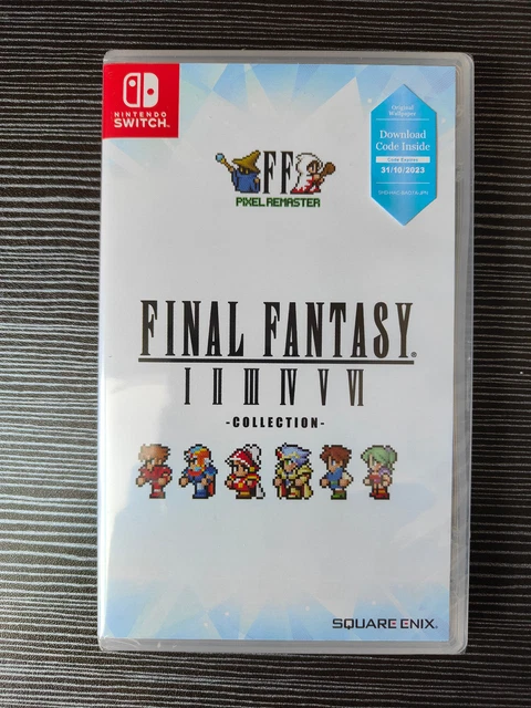 FINAL FANTASY PIXEL Remaster Collection I - VI Nintendo Switch NUOVO ...