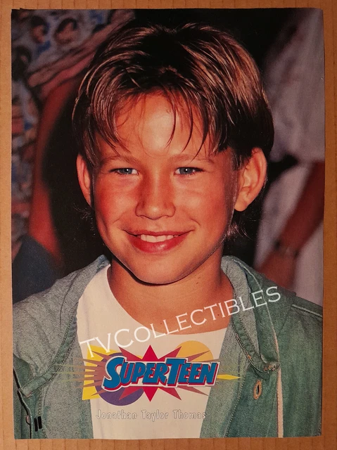 MAGAZINE PINUP~ JONATHAN TAYLOR THOMAS ~JTT ~1990s ~of TV's Home ...