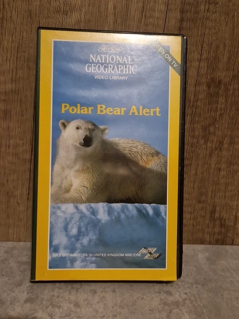 ALERT POLAR BEARS - VHS Tape National Geographic Video £2.99 - PicClick UK