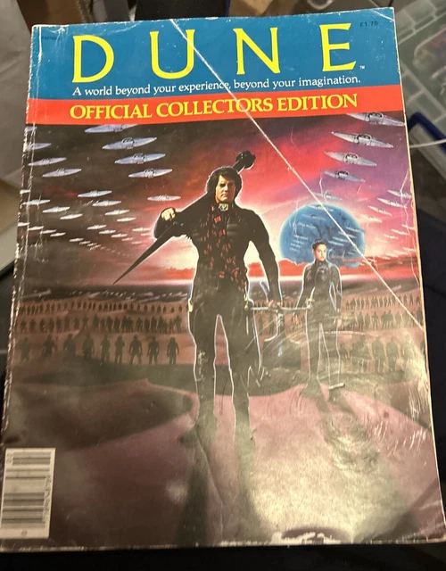 DUNE OFFICIAL COLLECTORS Edition. Vintage magazine. Very rare. Creased ...