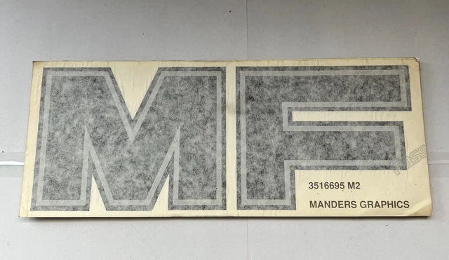 VINTAGE MASSEY FERGUSON ‘MF’ 1986/87 Original Decal/label / Emblem x 1 ...