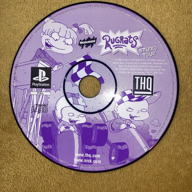 PS1 RUGRATS STUDIO tour nur disc* pal retro thq Sony PlayStation 1990er ...