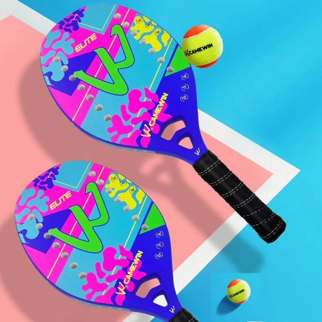 FULL CARBON FIBER Beach Tennis Racket Cartoon Padel Rackets Unisex $60. ...