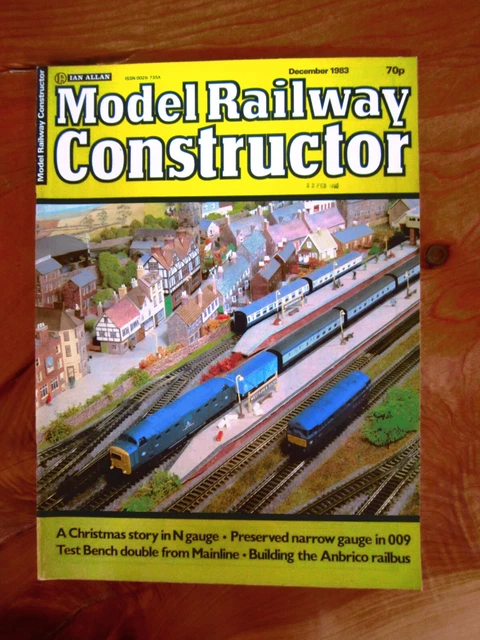 MAGAZINE MODEL RAILWAY Constructor December 1983 Vol. 50 No. 596 * Must ...