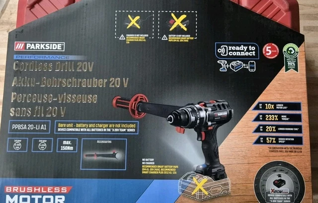 PARKSIDE PERFORMANCE® 20V PPBSA 20 LI A1 Akku-Schrauber 150Nm ohne Akku/Ladeg. EUR 70,00 ...