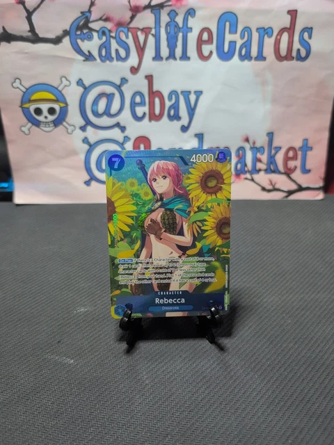 OP10-058 REBECCA SR Alt Art One Piece TCG English Card £45.00 - PicClick UK