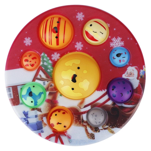 SOLAR SYSTEM PLANET Pop Dimple Fidget Toy Educational Toys for ...