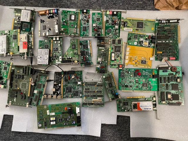 COMPUTER PARTS MOTHERBOARDS job lot scrap about 8KG circuit boards £60. ...