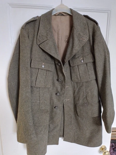 VINTAGE WW2 DATED 1940 Swedish Army M39 Tunic Size 96 £45.00 - PicClick UK