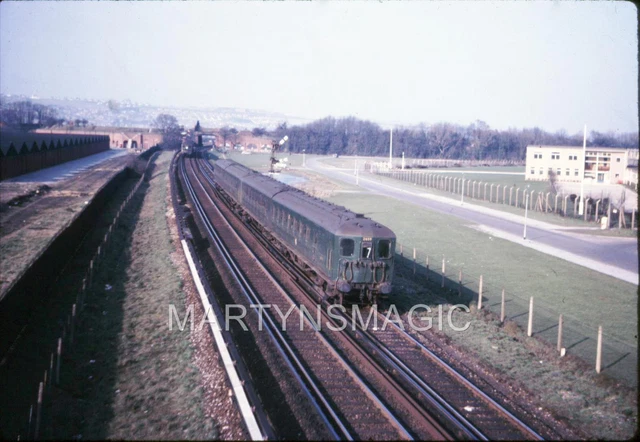 ORIGINAL 35MM ELECTRIC railway slide 2HAL unit 2659 @ Hilsea 4-1963 £16 ...