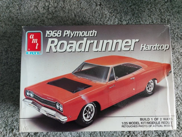 AMT 1968 PLYMOUTH Road Runner Box Komplett Ungebaut selten EUR 19,03 ...