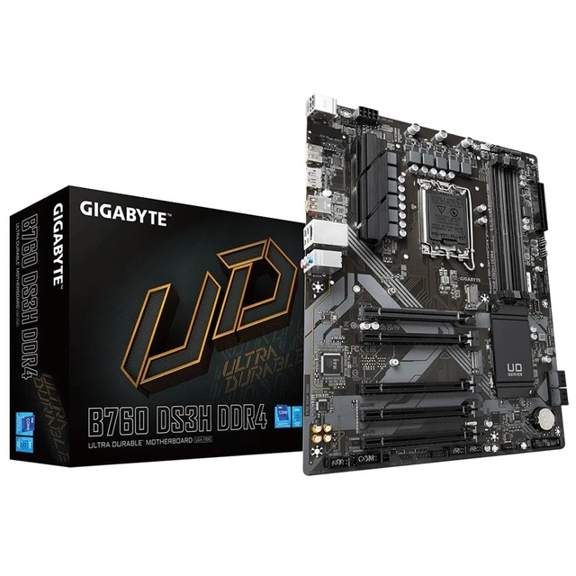 GIGABYTE B760 DS3H DDR4 ATX Motherboard Intel LGA 1700 Socket £125.95 ...