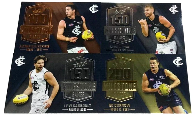 2022 SELECT AFL Footy Stars Trading Card Milestone Games Team Set ...
