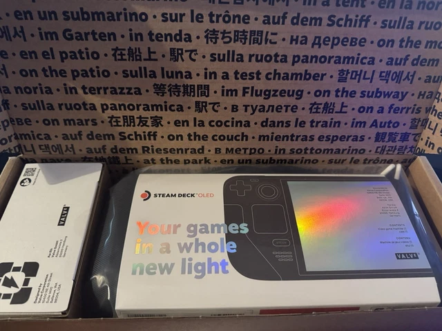 STEAM DECK OLED 1TB Handheld Gaming Console New and Sealed £580.00 ...