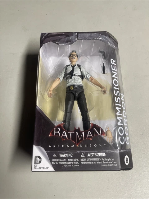 BATMAN ARKHAM KNIGHT Commissioner Gordon 7” #8 DC Collectibles New in ...