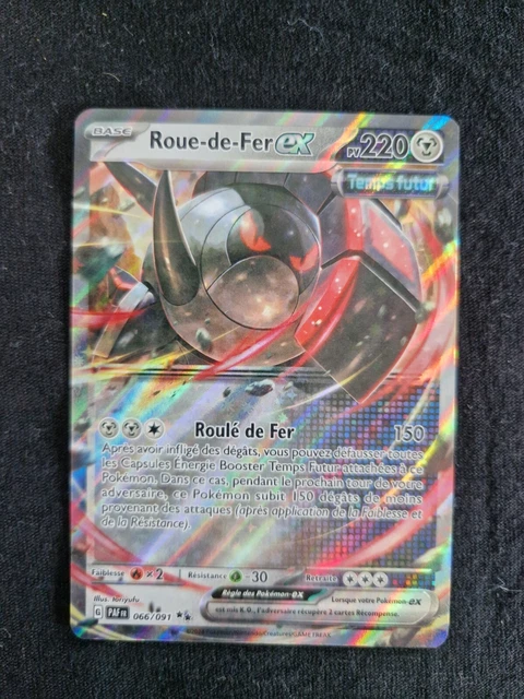 CARTE POKÉMON ROUE-DE-FER EX 066/091 ultra rare EV4.5 destinées de paldéa FR EUR 1,00 - PicClick FR