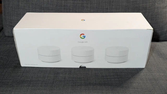 GOOGLE WHOLE-HOME WI-FI Mesh Router System AC1200 Dual Band 3 Pack ...