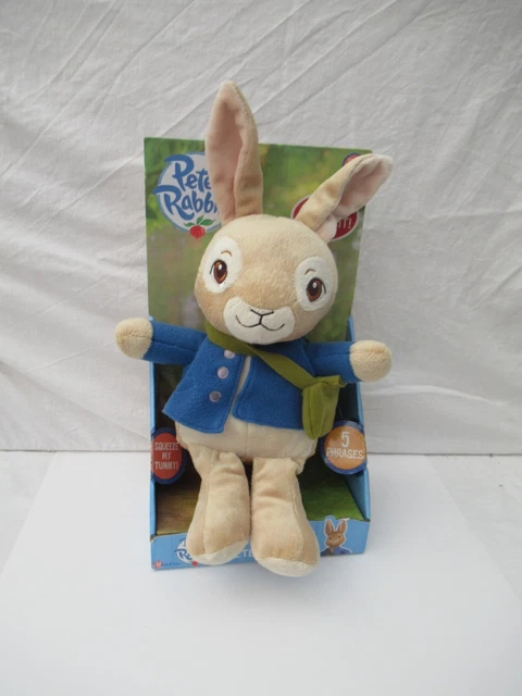 BEATRIX POTTER TALKING Peter Rabbit Large Soft Teddy - New £12.99 ...