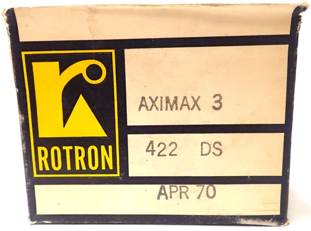 ROTRON AXIMAX 3 Vaneaxial Fan 422 Ds 115V 0.26A 11300 Rpm 400 Hz 1.0 ...