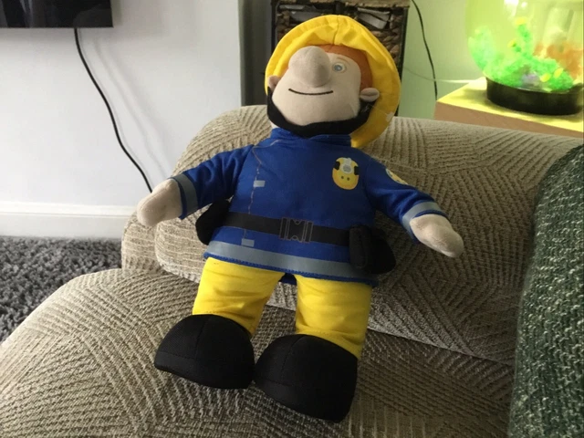 FIREMAN SAM TALKING/SINGING Plush Working Order 2010 £9.99 - PicClick UK