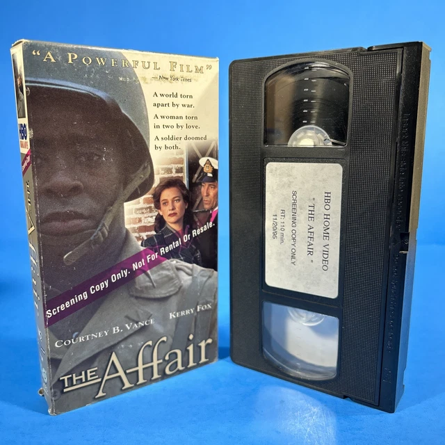THE AFFAIR VHS 1996 Courtney B Vance Promo Screener Promotional Video ...