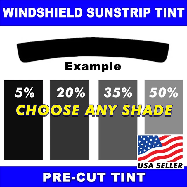 PRECUT SUNSTRIP VISOR Brow Window Tint fits 2026-2027 Honda Passport ...