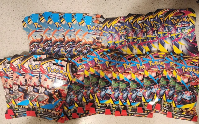 POKÉMON TCG MEGA Evolution Sleeved Booster Pack New Factory Sealed Lot ...