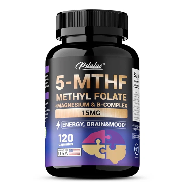 5-MTHF METHYLFOLATE - Brain Health and Mood Support, Memory Enhancement ...