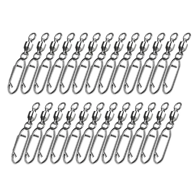 25PCS SWIVELS CLIP Swivels Speed Clip for Saltwater Fishing $22.30 ...