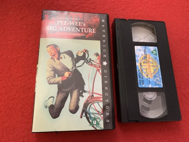 PEE-WEE'S BIG ADVENTURE Rare Vintage Vhs Video Tested Pee Wee Herman ...