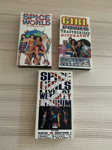 SPICE GIRLS VHS Lot Spice World , Live At Wembley, Girl Power $15.00 ...