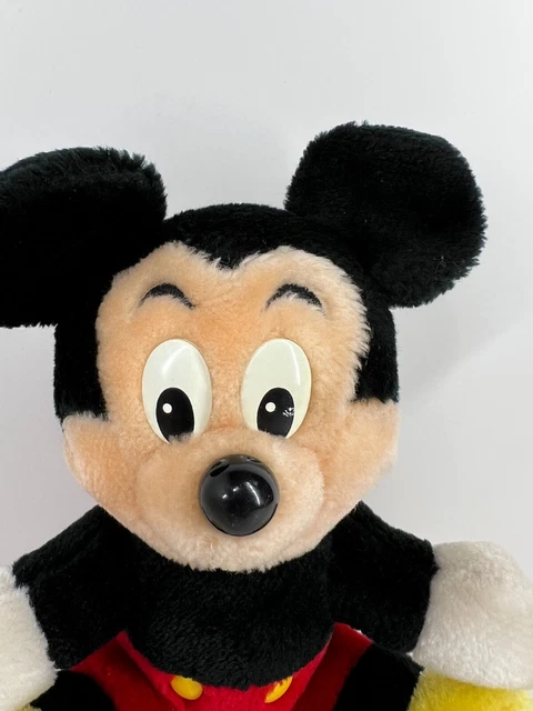 WALT DISNEY WORLD Mickey Mouse plush toy teddy small 18cm collectable ...