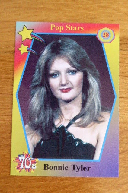 BONNIE TYLER POP STARS THE 70's CARD #28 MINT EUR 4,77 - PicClick DE