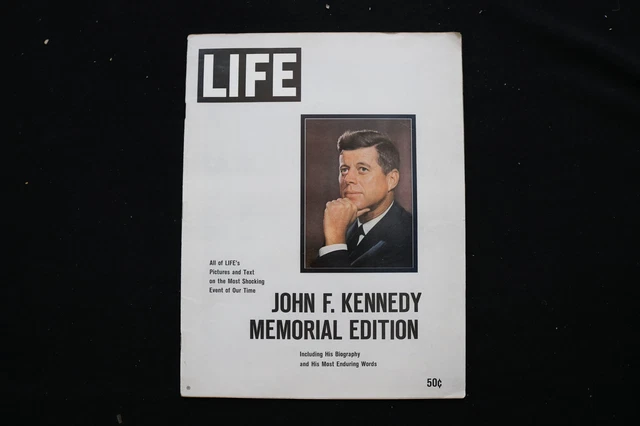 1963 LIFE MAGAZINE - John F. Kennedy Memorial Edition - E 10931 £27.30 ...