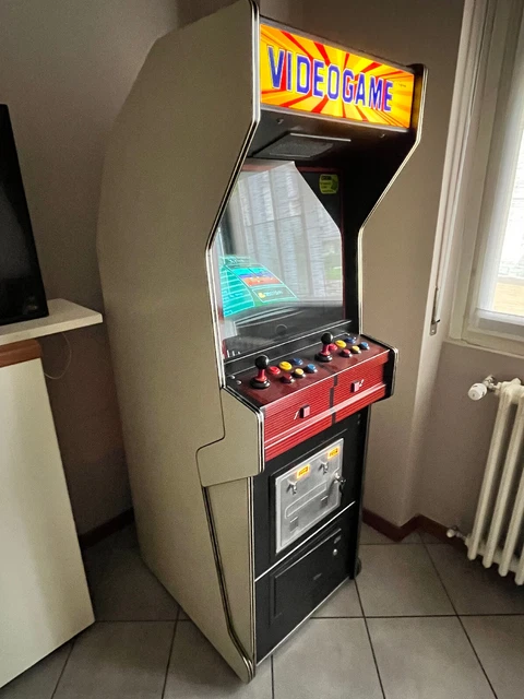 CABINET ARCADE ANNI 90 originale, modifica con Pandora 2600 giochi ...