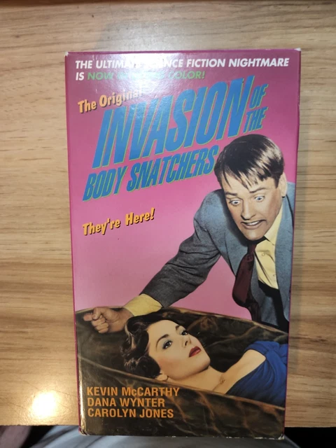 INVASION OF THE Body Snatchers (VHS, 1995, Colorized Version) Halloween ...