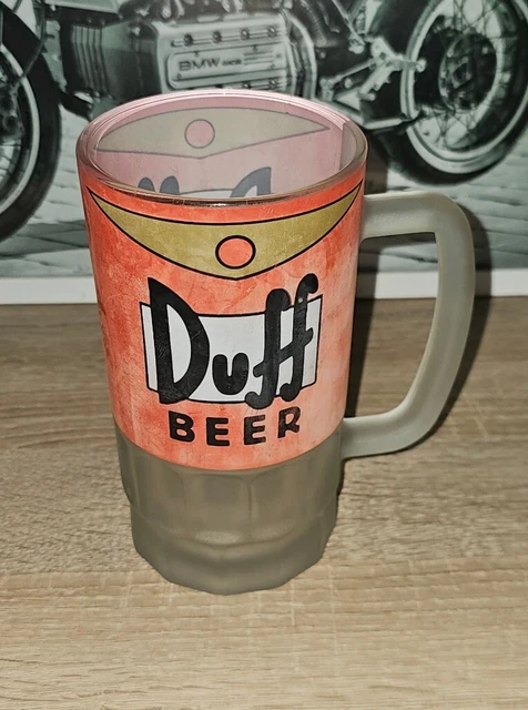 2008 The Simpson Duff Beer Glass Frosted Tankard Fox Man Cave 2851 Picclick Au