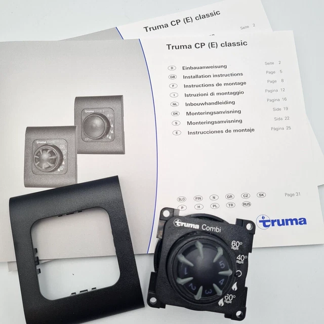 TRUMA COMBI CP/E Classic Control Panel Black - 36011-01 £139.99 ...
